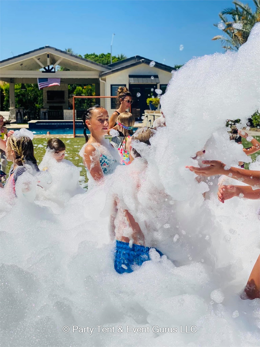 Daytime Foam Party Package - Rent in Houston and Surrounding Areas ...